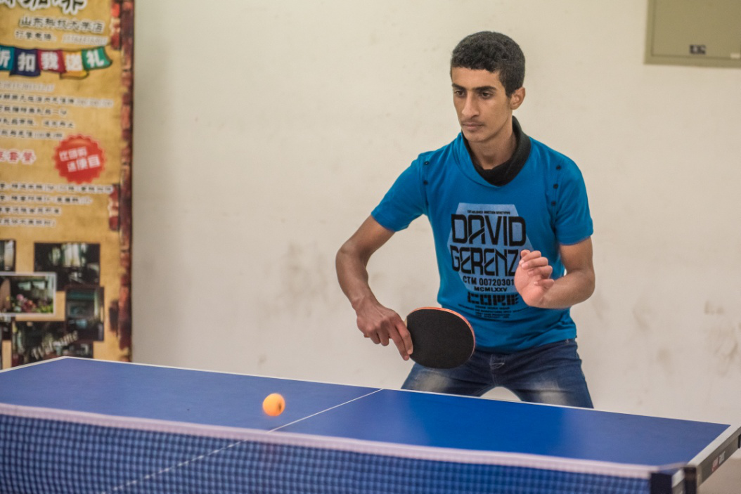 SDUST Table Tennis Match for International Students Held-国际交流学院中文版